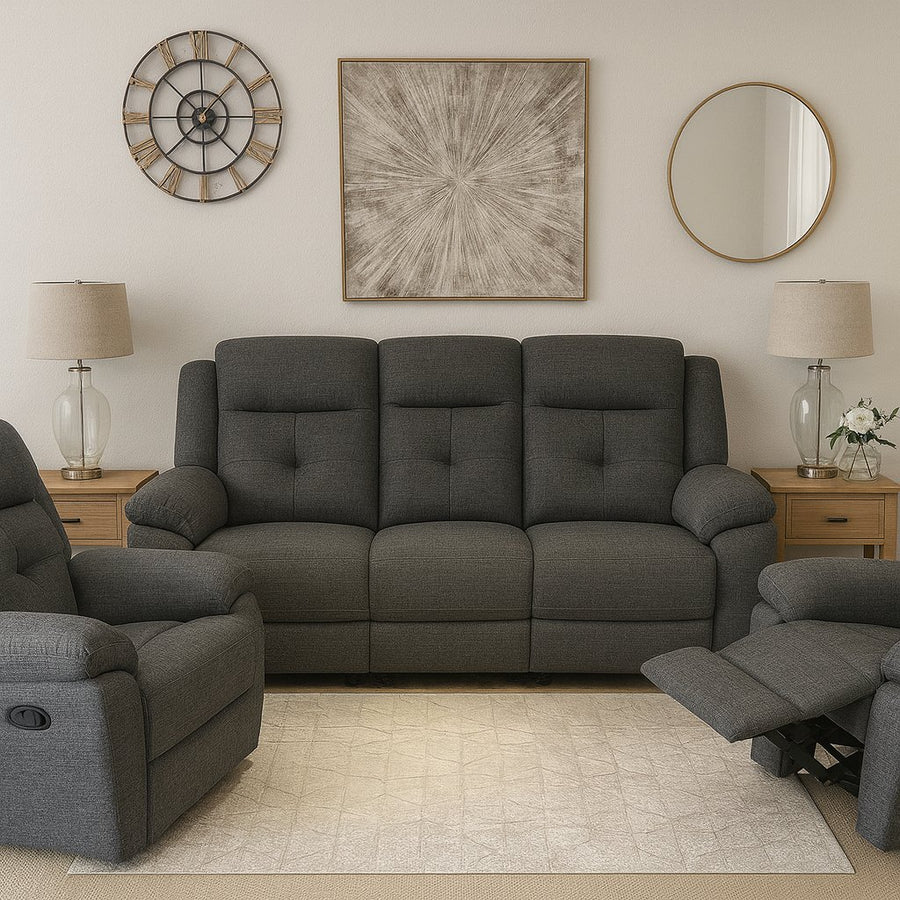 Manual Recliner Sofa — Flowerhill Furniture